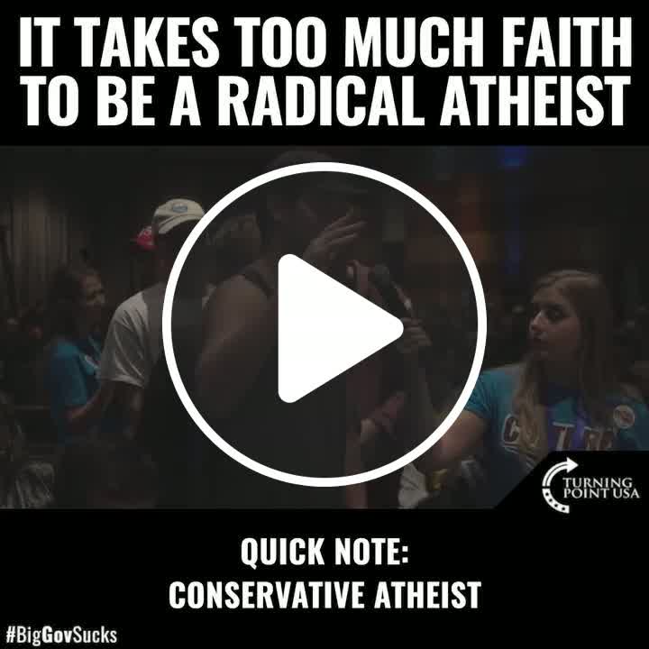 It Takes Too Much Faith To Be A Radical Atheist Subscribe to The ...