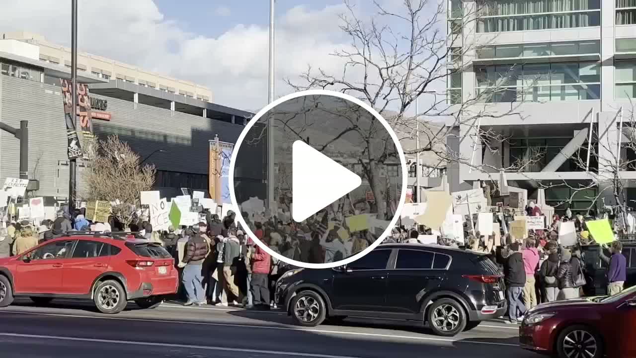 Utahns flood streets for anti-ICE protest, day after second fatal ...