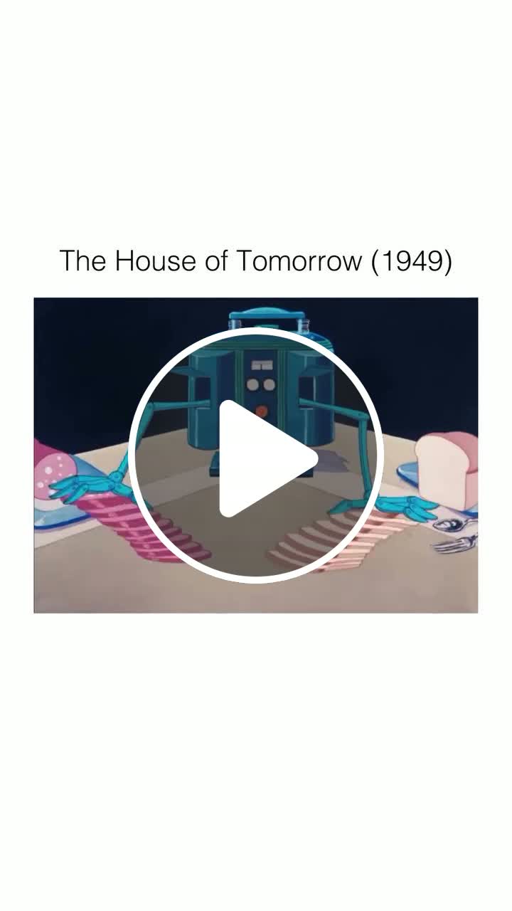 #firstvideochallenge The House of Tomorrow (1949) is a Tex Avery ...