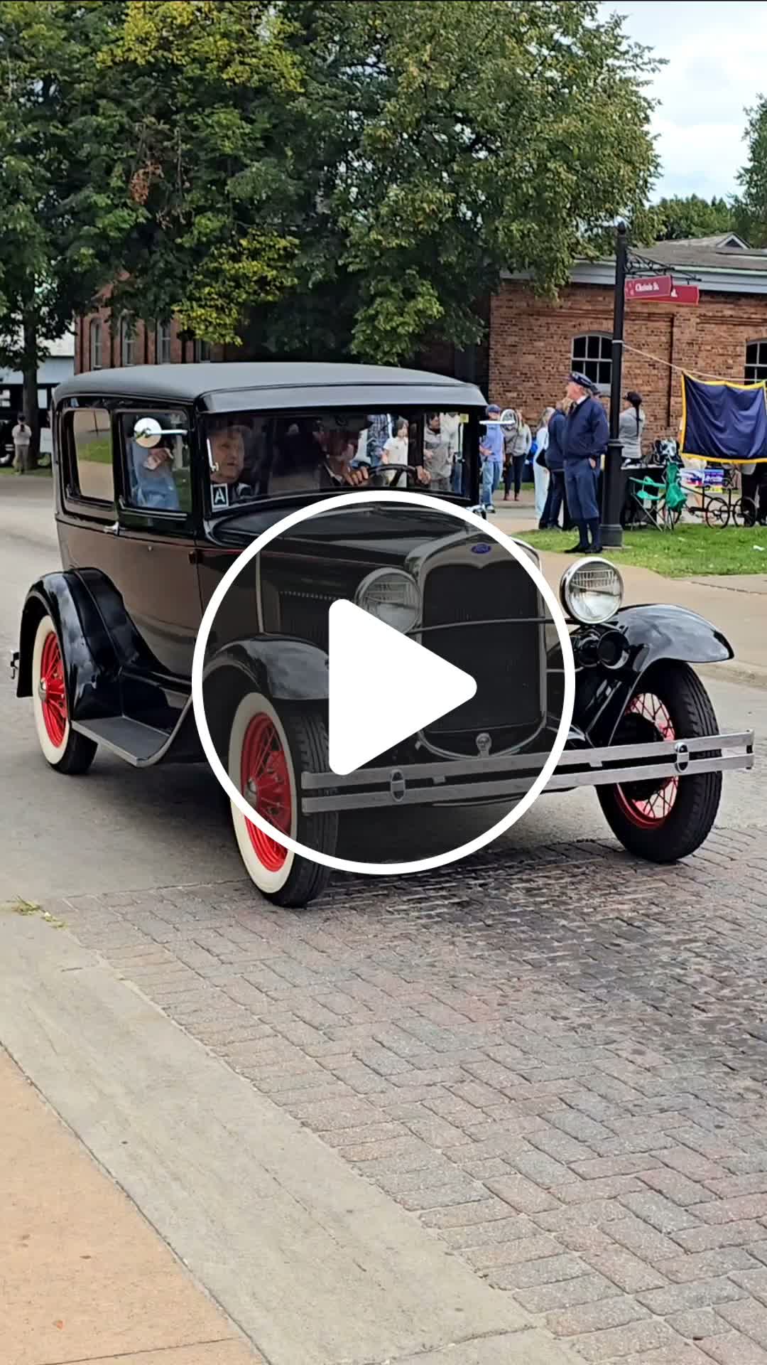 1930 Ford Model A Classic Car Drive By Engine Sound Old Car Festival ...