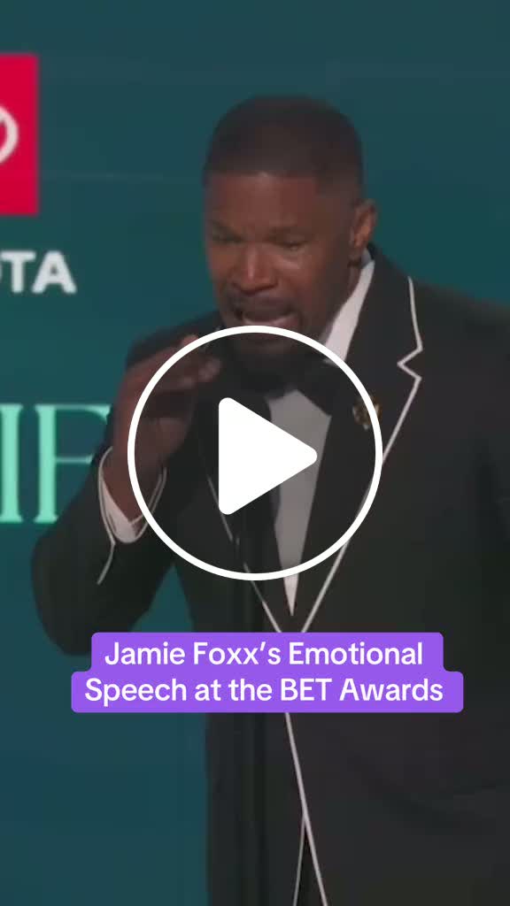 Jamie Foxx gets emotional talking talking about his recent stroke while ...