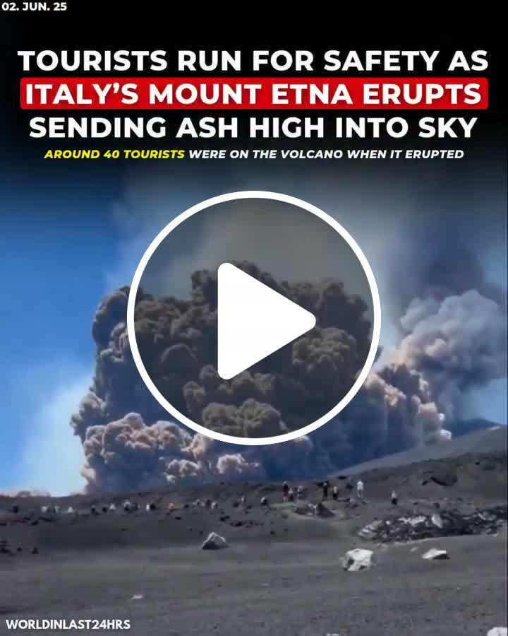 #CaughtOnCamera Italys Mount Etna, one of the worlds most active ...