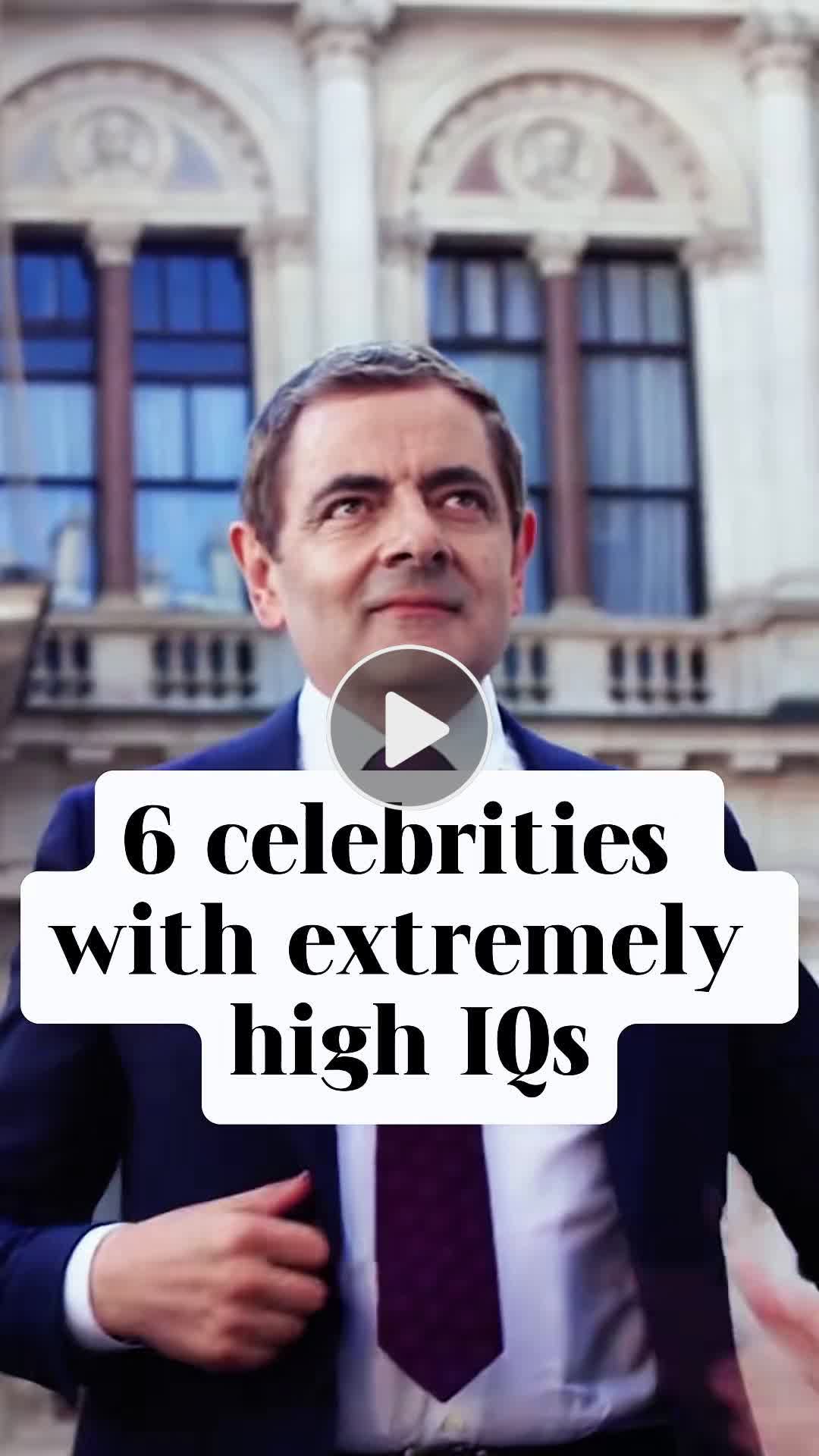 6 celebrities with extremely high IQs#usa #actor #celebrities #famous ...