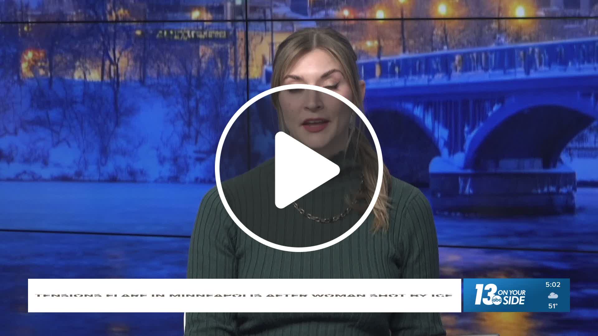 Group gathers in Grand Rapids to protest ICE - NewsBreak