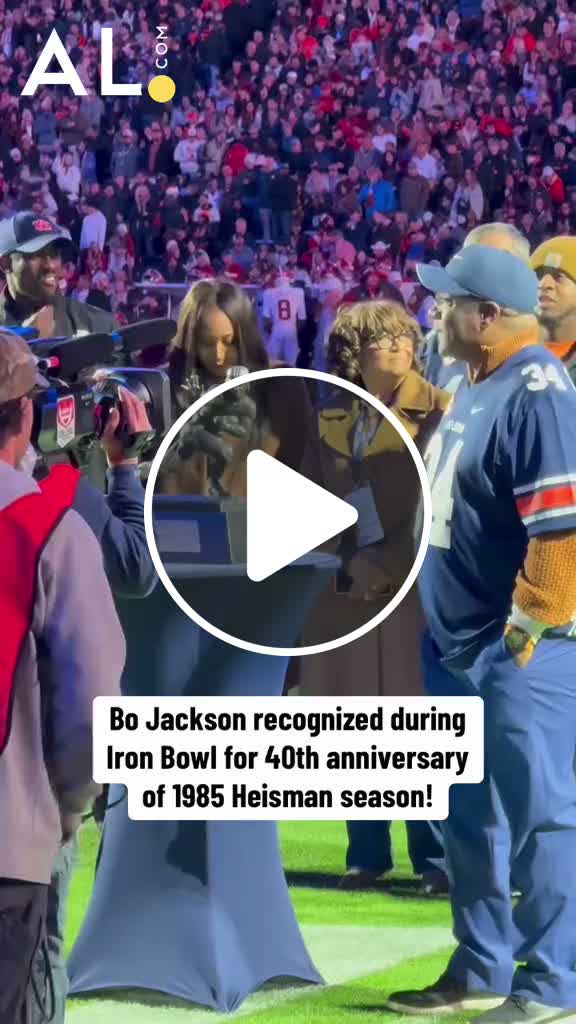Auburn celebrated the 40th anniversary of Bo Jackson’s Heisman season ...