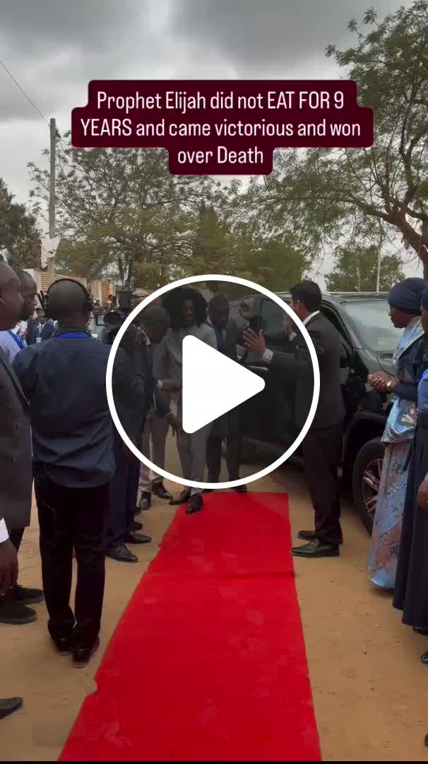 Meet Prophet Elijah from Angola, he has been fasting for 9 years, only ...