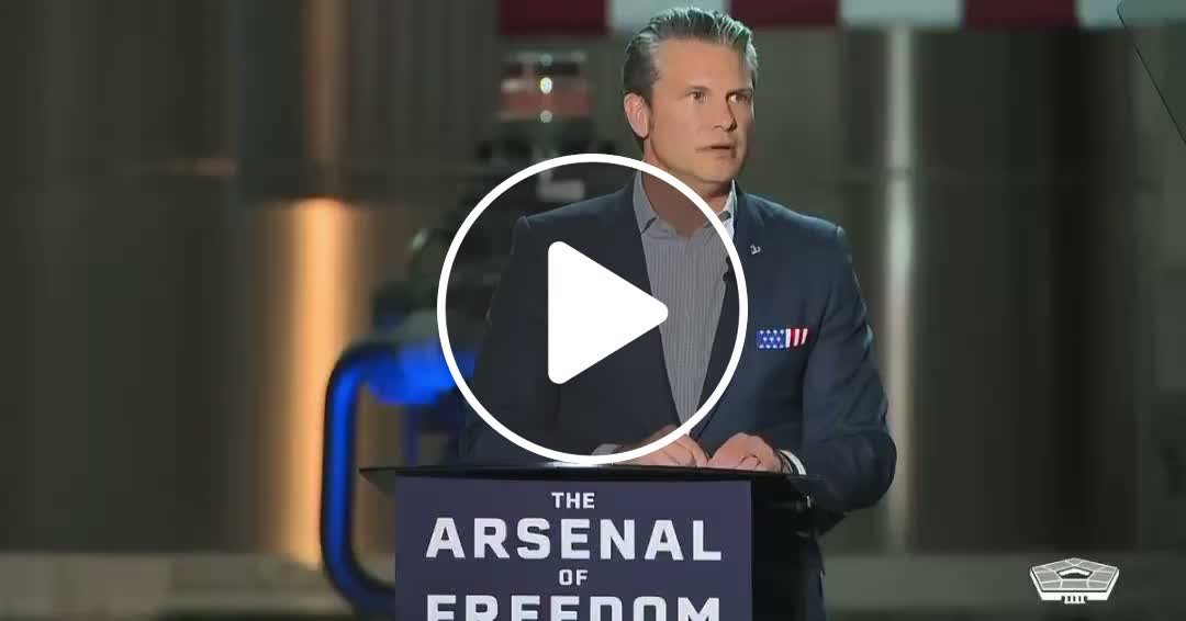 JUST IN: 🇺🇸 Secretary of War Pete Hegseth says "we're done running a ...