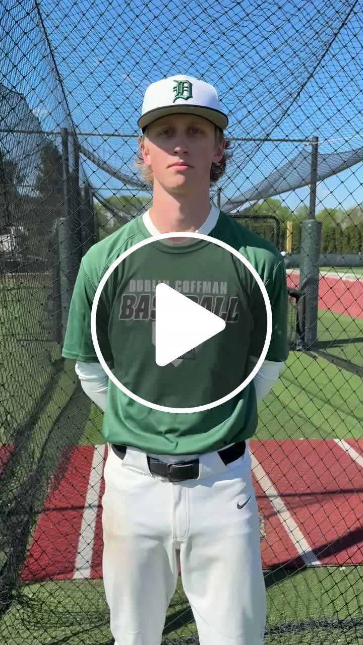 Dublin Coffman baseball's Evan Blasinski discusses pitching routine ...