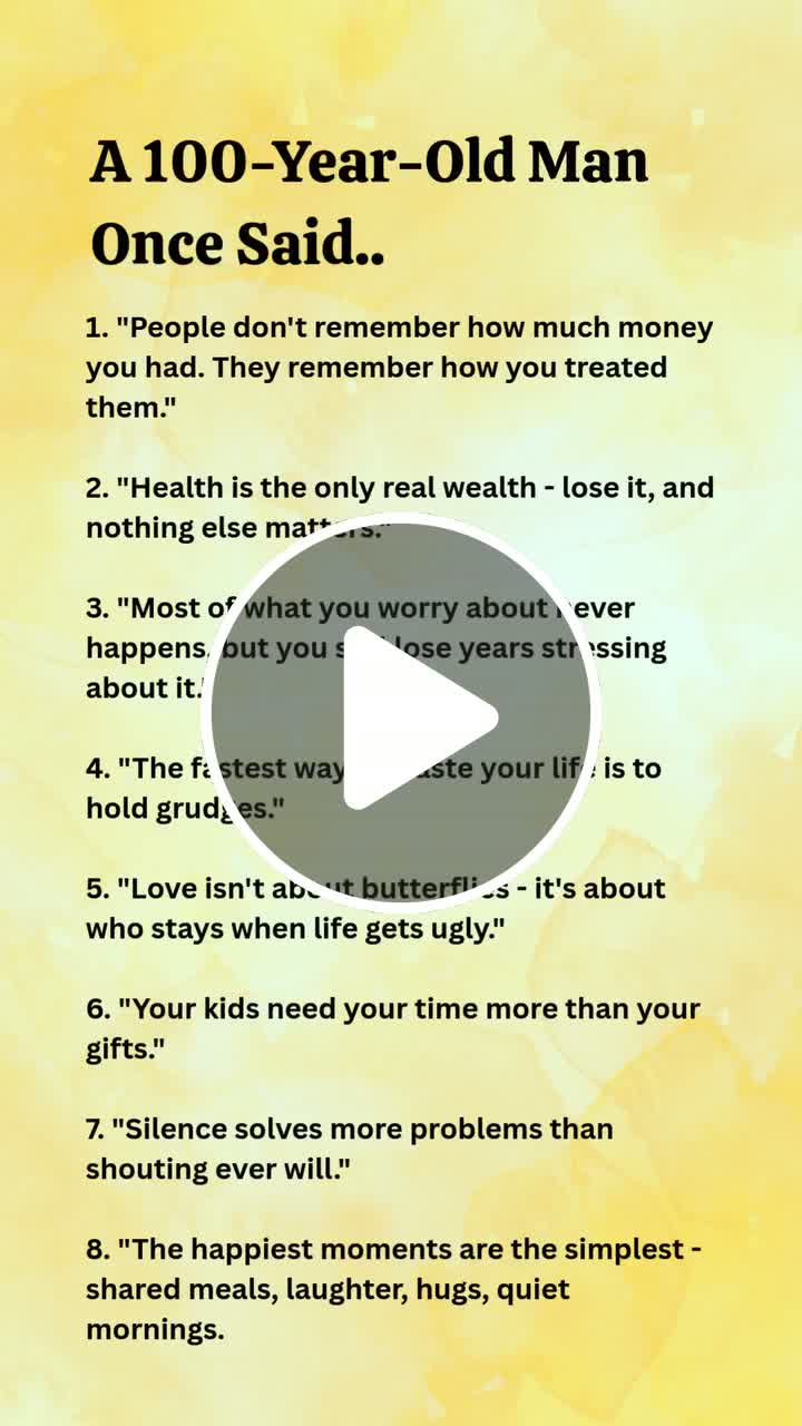 An old man once said - NewsBreak