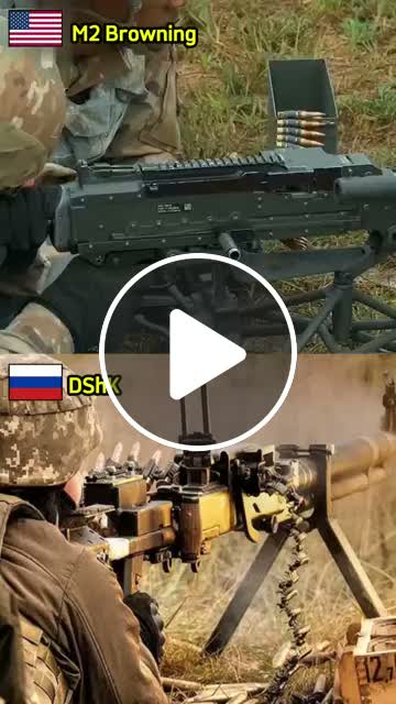 "M2 Browning vs DShK – Legendary Heavy Machine Gun Comparison #shorts # ...
