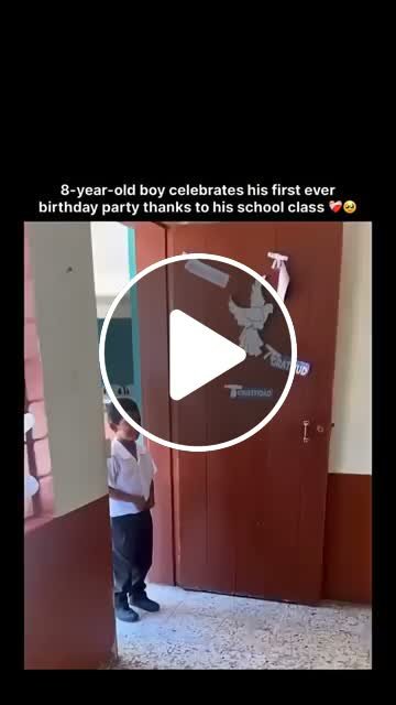 8-year-old boy celebrates his first ever birthday party thanks to his ...