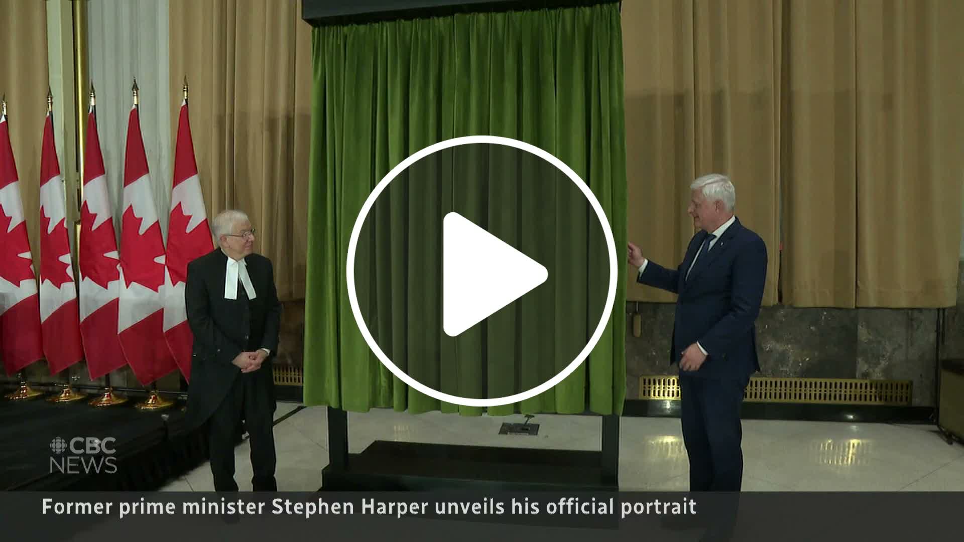 Harper, Carney share message of unity at portrait unveiling - NewsBreak