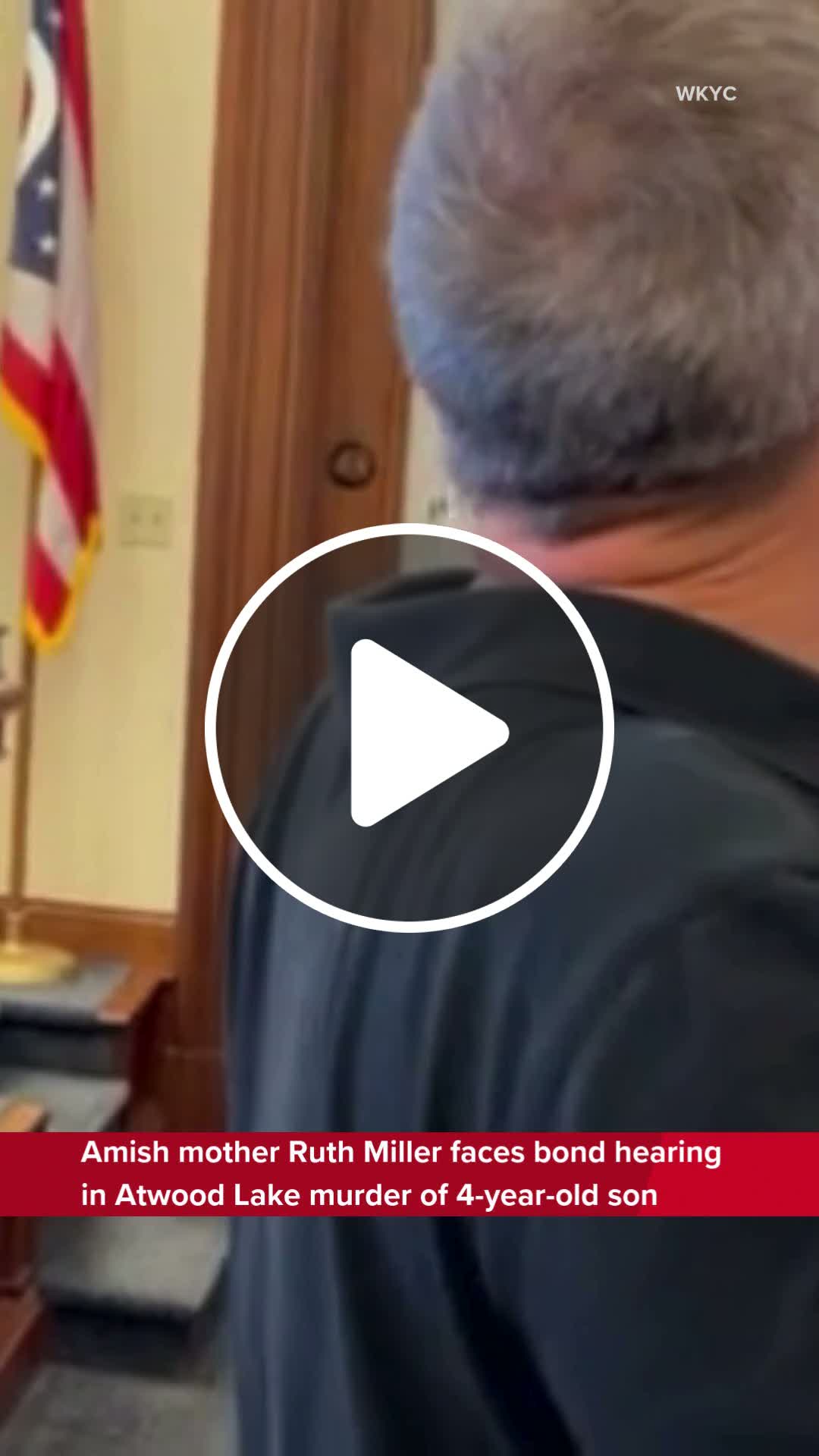 Amish mother Ruth Miller enters courtroom for bond hearing in Atwood ...