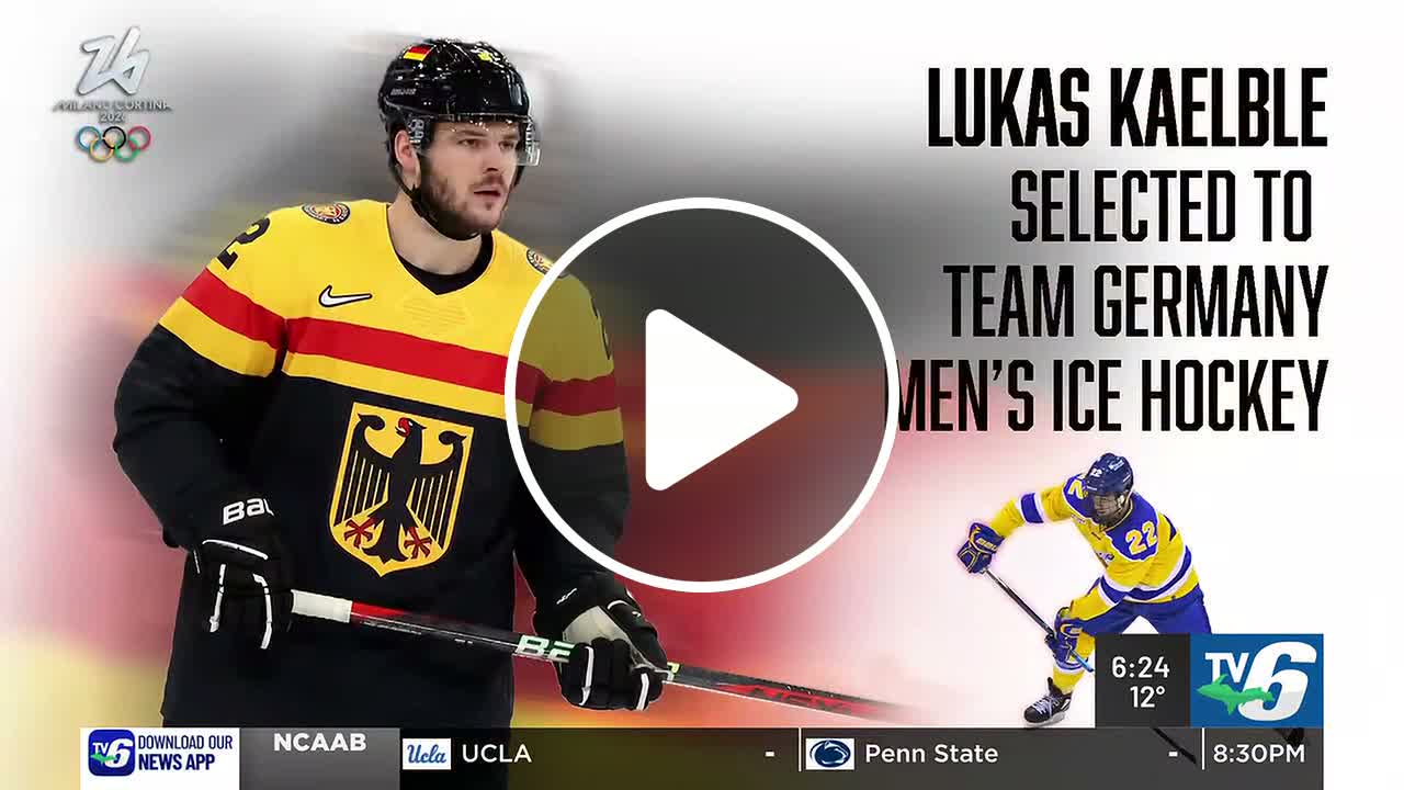 Former LSSU hockey captain Lukas Kaelble named to Germany Olympic team ...