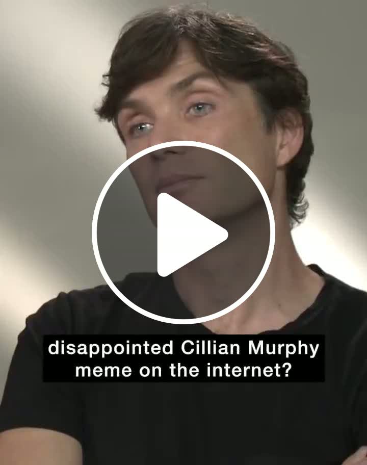 Cillian Murphy discovering the disappointed Cillian Murphy meme for the ...