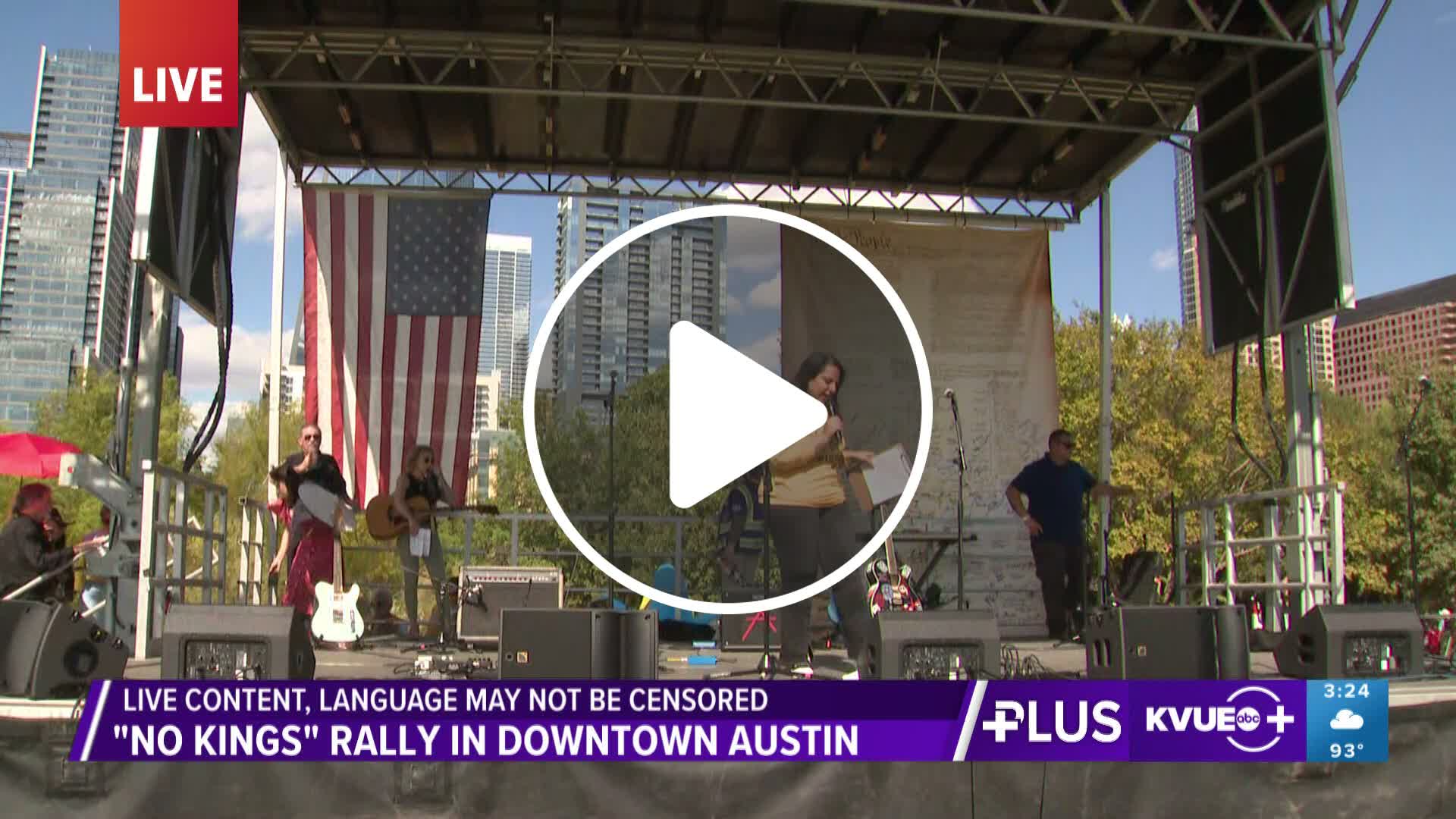 No Kings protest happening in Austin | WATCH - NewsBreak