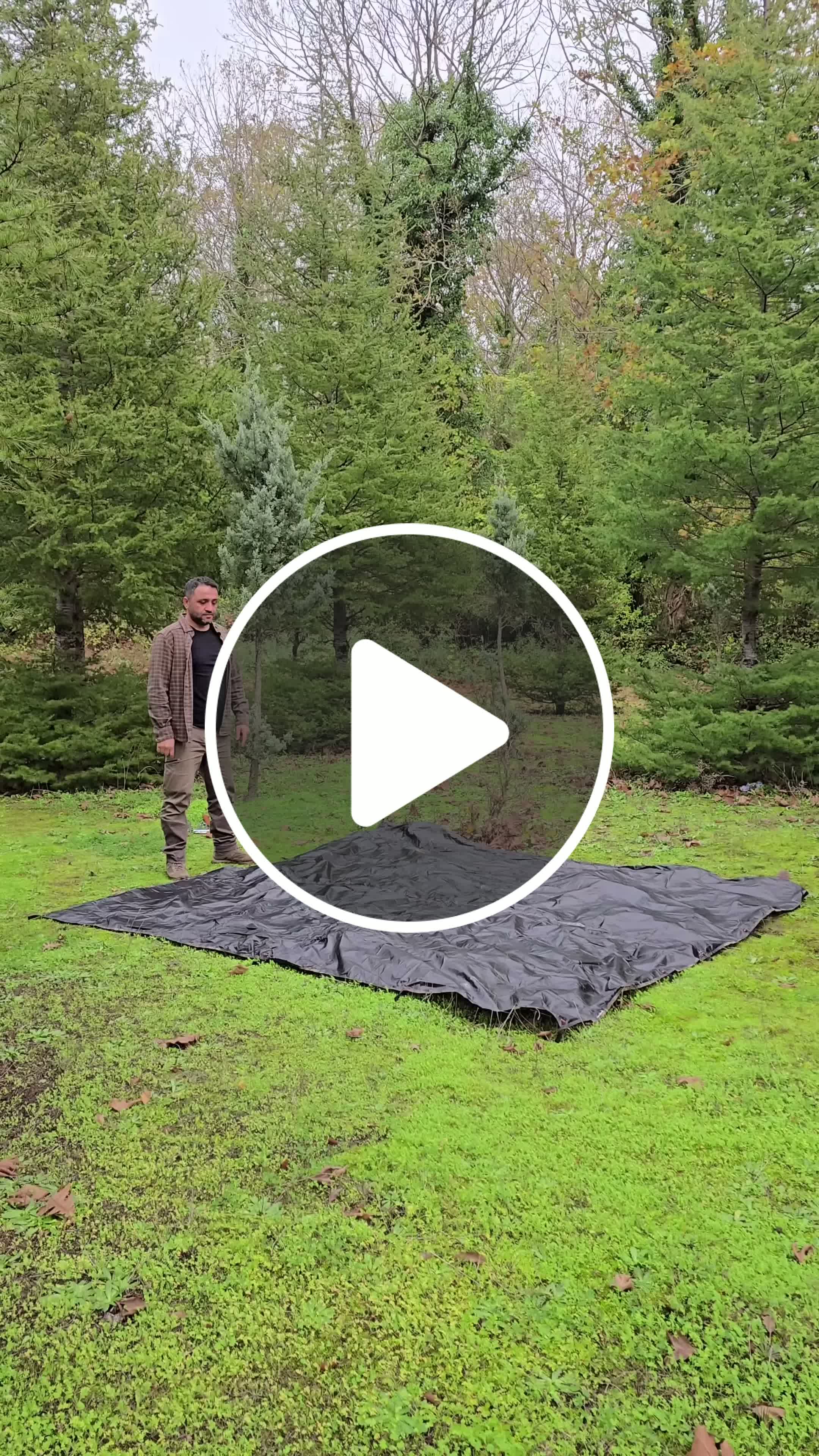 Survive Hard Times With Just One Tarp Shelter! #camping #survival # ...