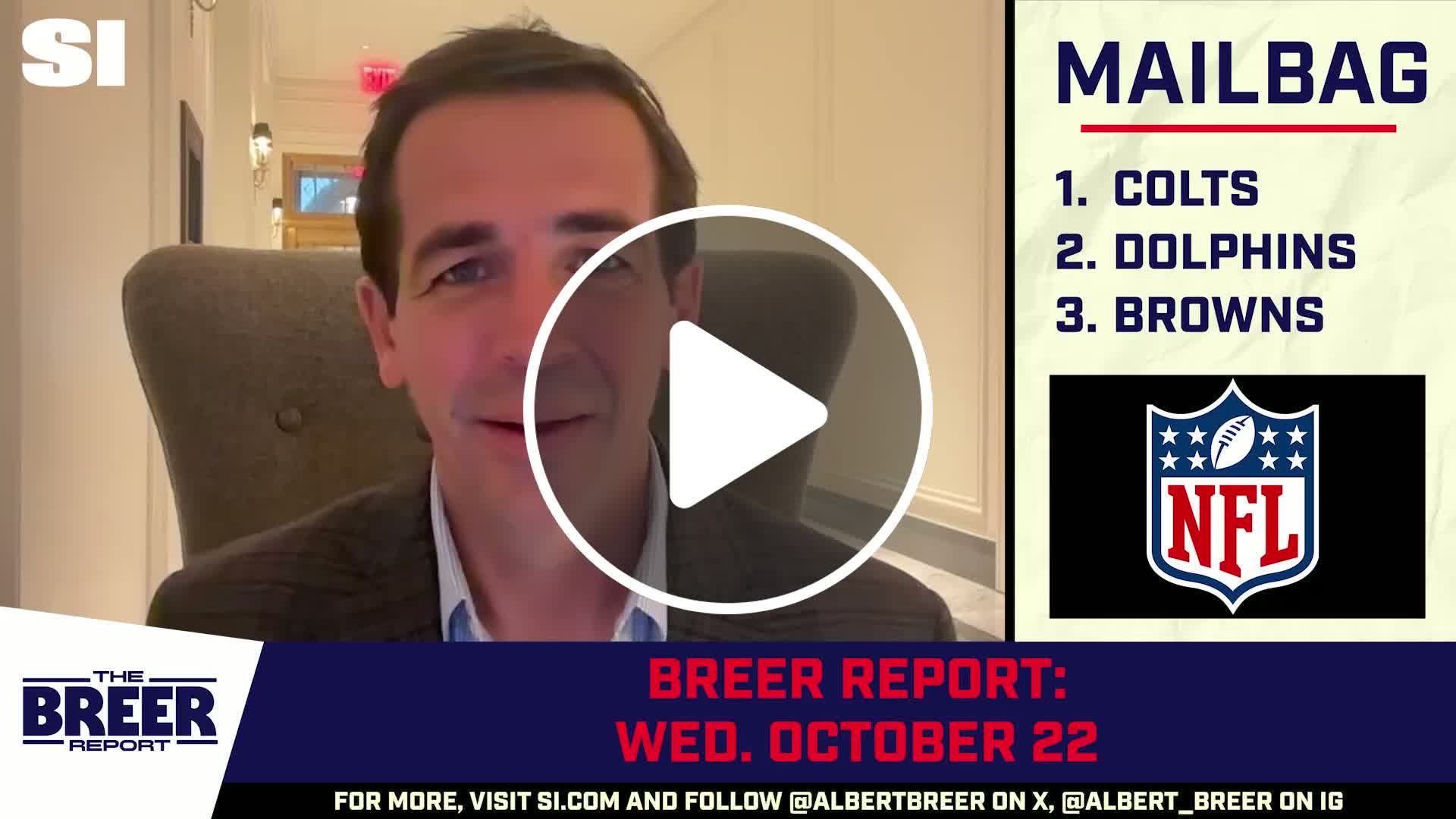 Albert Breer on Tua’s Future in Miami, Colts Possible No. 1 Seed ...