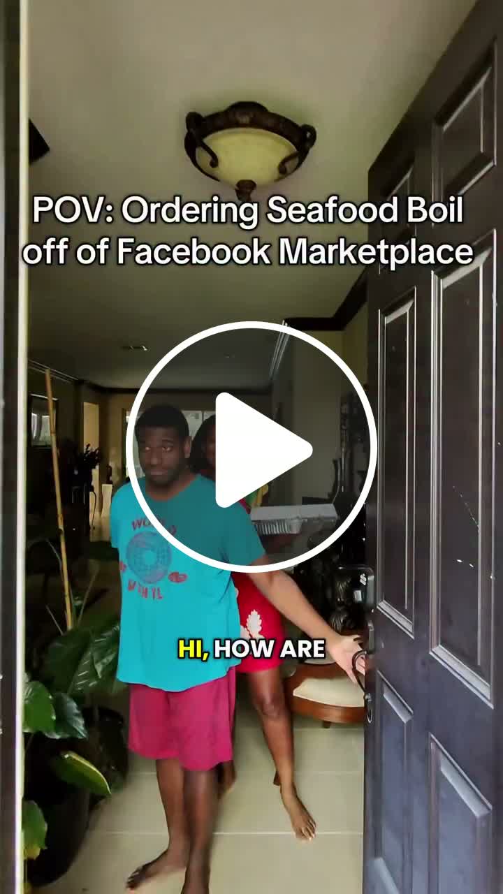 Ordering seafood Boil off of Facebook marketplace.... wait till the end ...