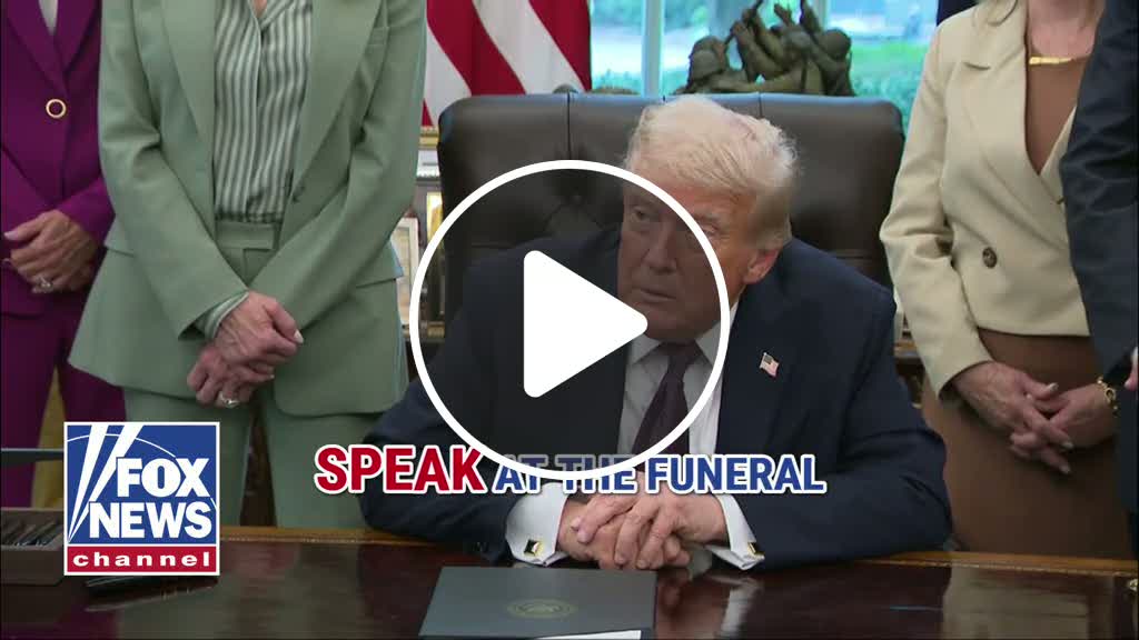 "He was an amazing guy." President Trump praises Charlie Kirk's ...