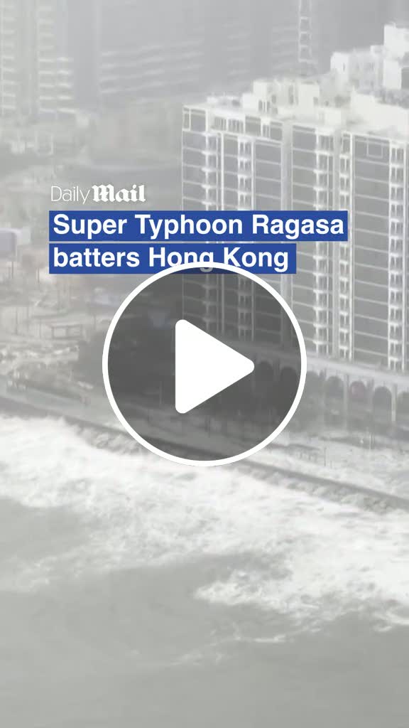 It's left a trail of destruction across Asia 😨 Super Typhoon Ragasa ...