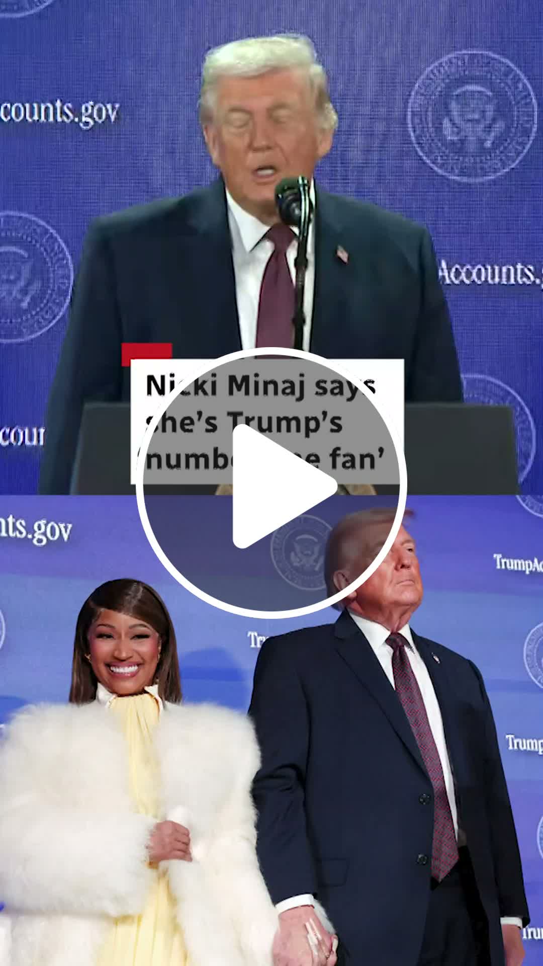 Nicki Minaj says she’s Trump’s ‘number one fan’ - NewsBreak