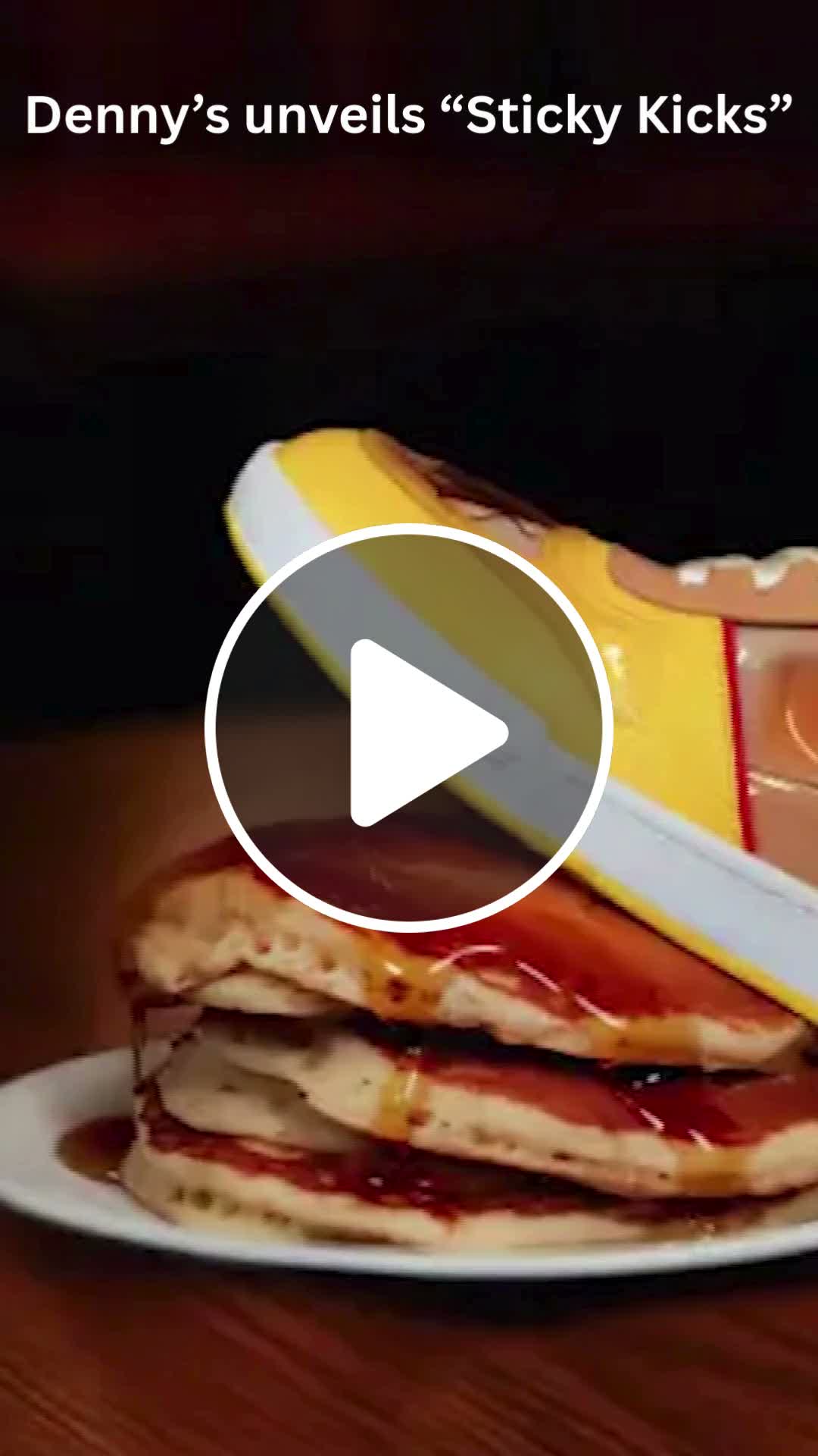 Denny's unveils "Sticky Kicks" shoes made with maple syrup - NewsBreak