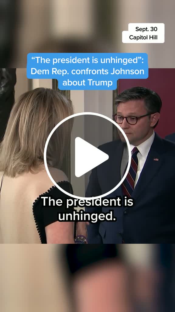 WATCH: Rep. Madeleine Dean (PA-D) confronted Speaker of the House Mike ...