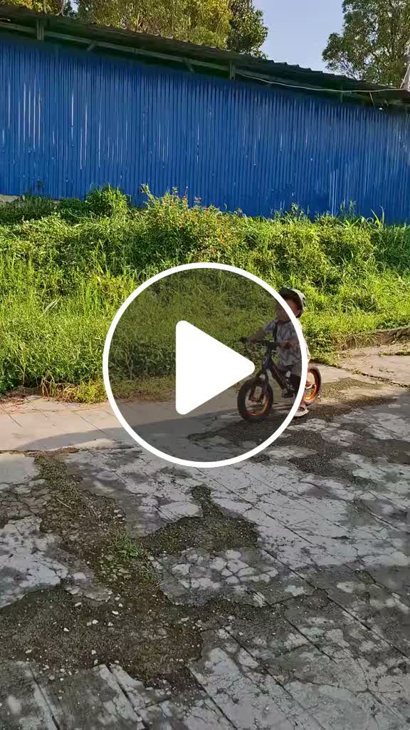Child falls while biking at eco Islamic boarding school field ...