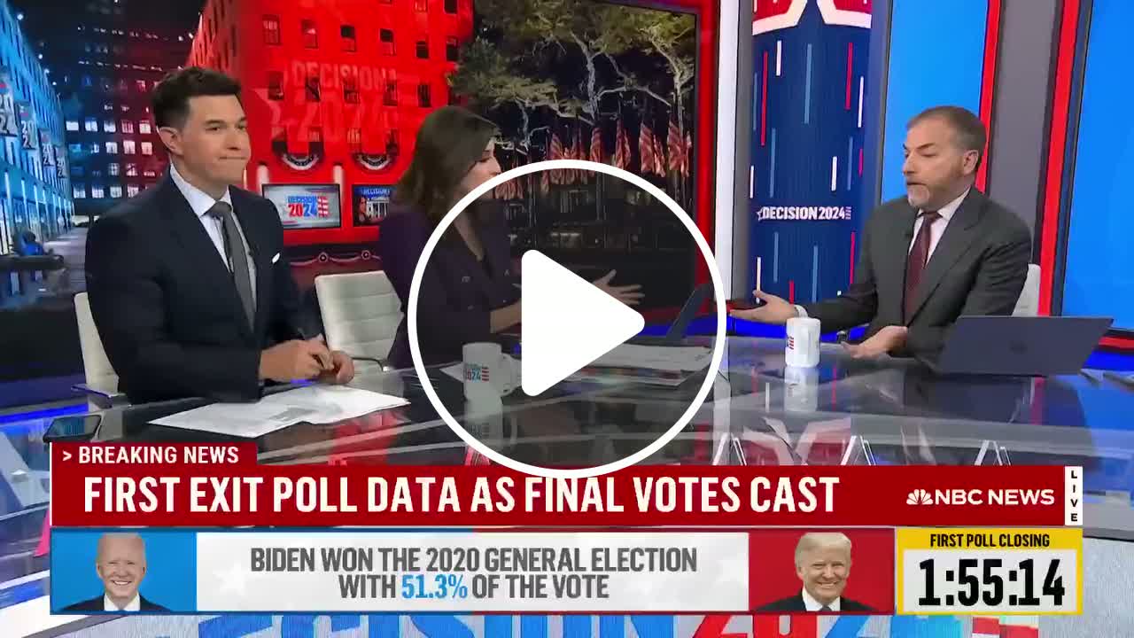 First exit poll data as final votes cast - NewsBreak