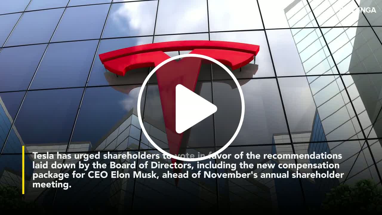 Tesla Urges Shareholders To Vote In Favor Of $1 Trillion CEO ...
