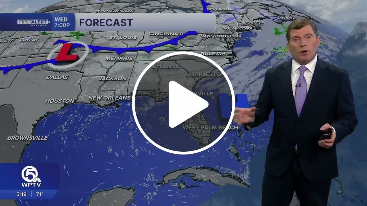 WPTV First Alert Weather Forecast for Evening of Wednesday, Feb. 25 ...
