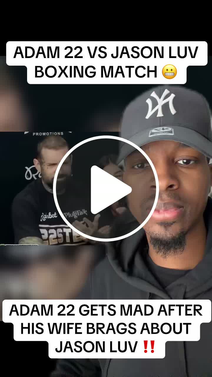 ADAM 22 VS JASON LUV BOXING MATCH 😬 #yaboyant #adam22 #jasonluv #boxing ...
