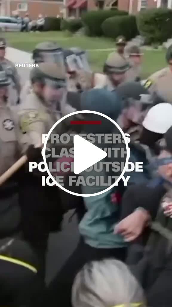 More than a dozen people were arrested after protesters clashed with ...