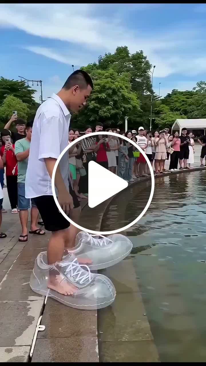 China has finally invented shoes that can float on water. We can ...