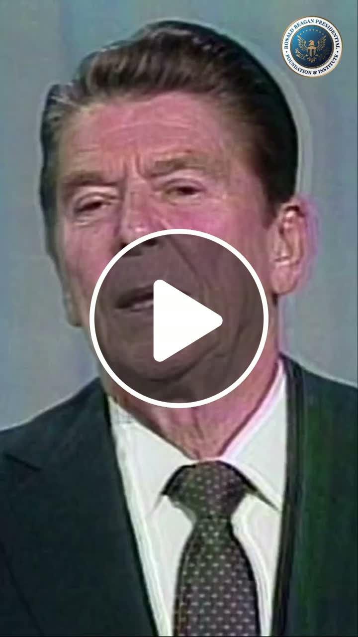 On the debate stage, President Reagan got straight to the point 🔥 ...