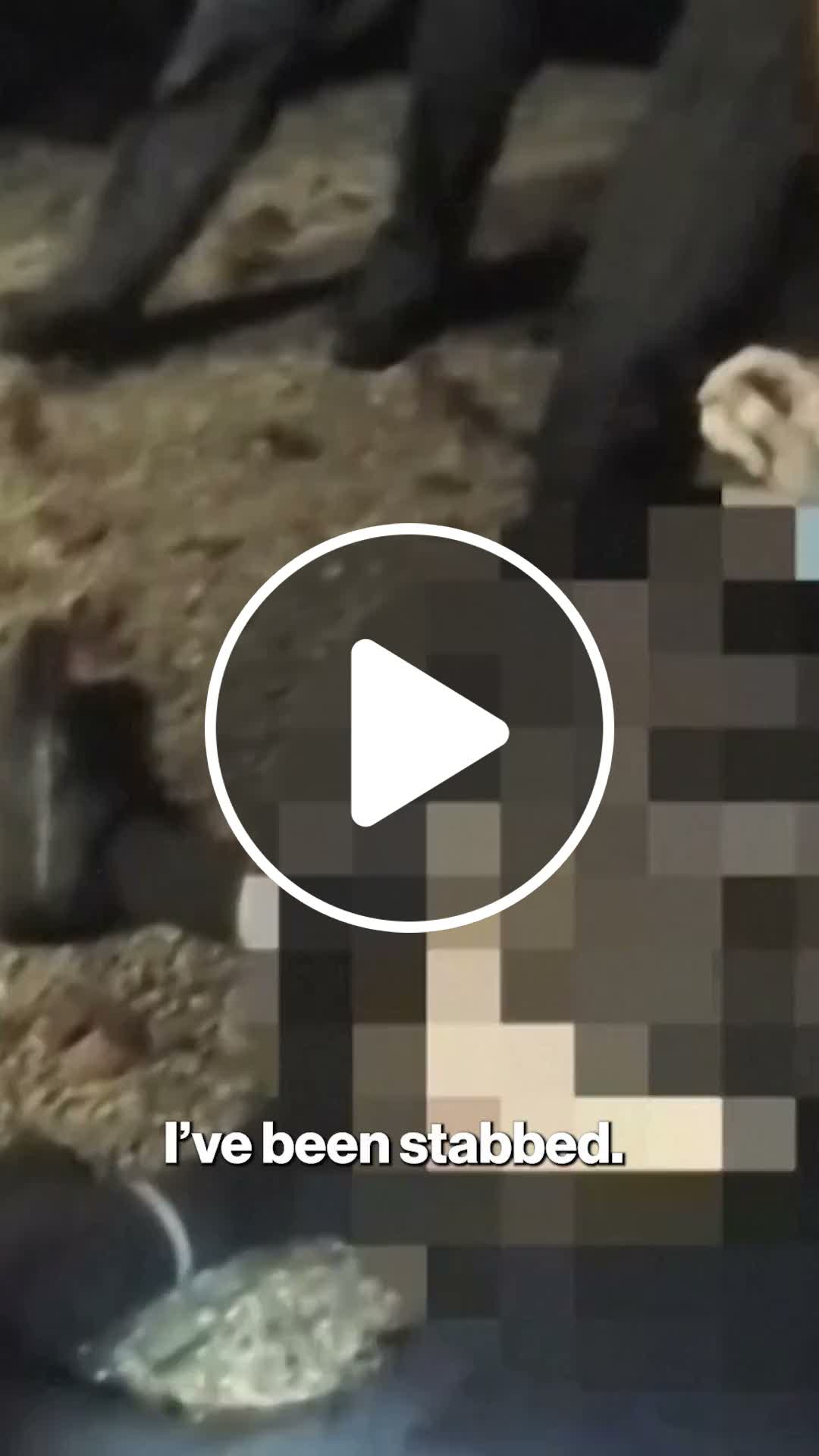 Video shows police cuffing Henry Nowak after he was stabbed - NewsBreak
