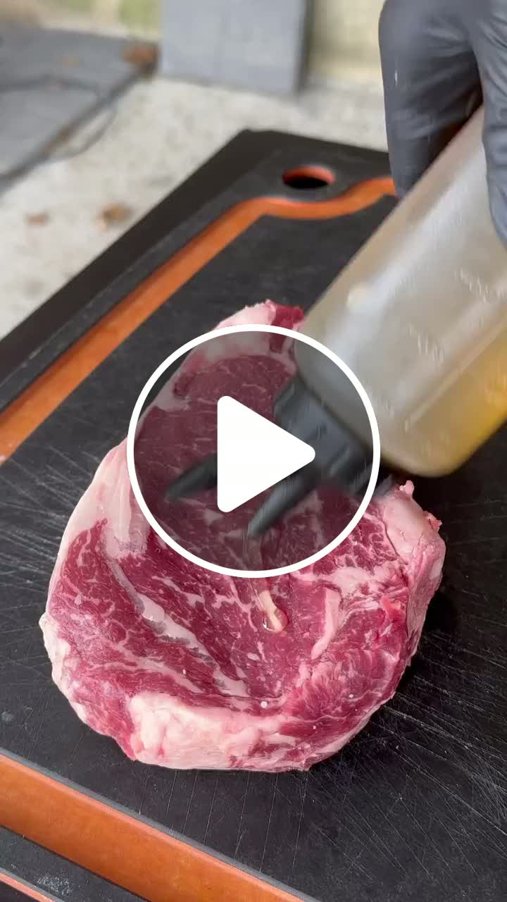 Grilled Tomahawk Ribeye Steak with a Red Wine Mushroom Sauce 🤤 . - NewsBreak