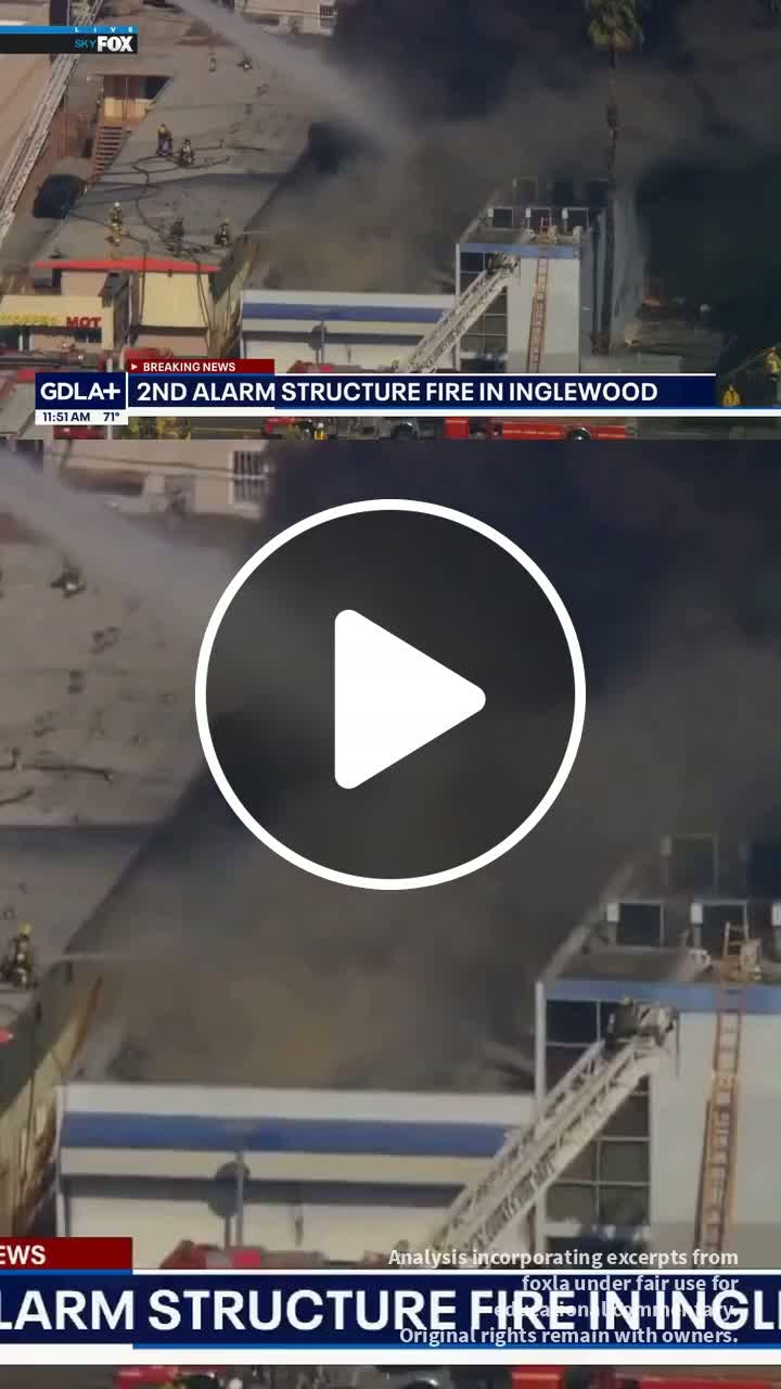 AI news: Crews battle Inglewood structure fire #AI#Inglewood# ...