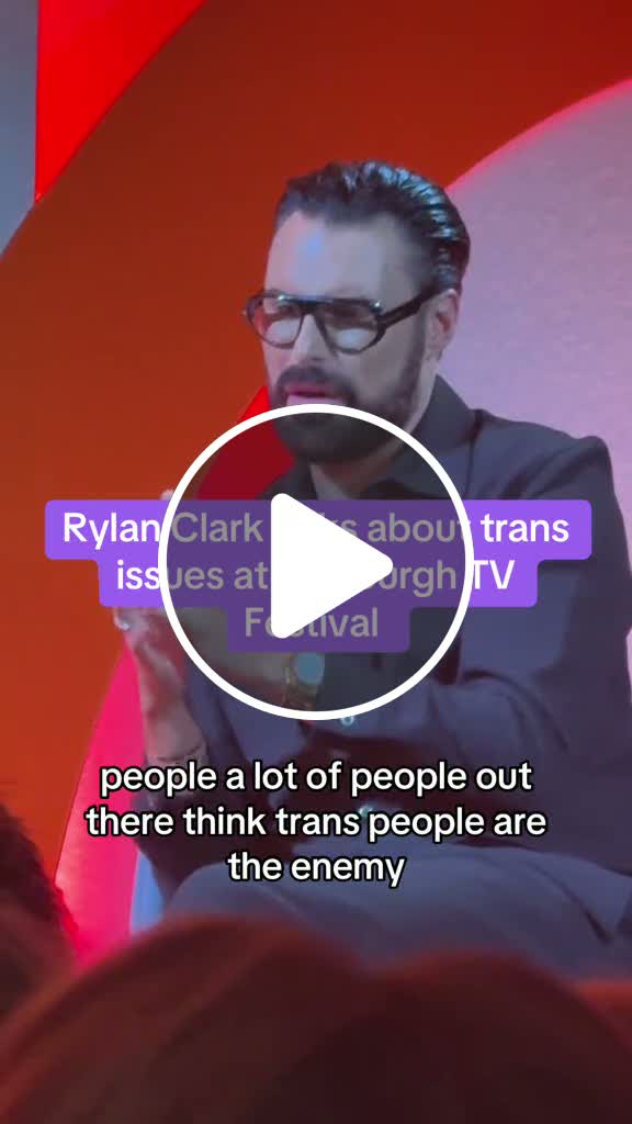 Rylan Clark talks about trans issues at Edinburgh TV Festival EIFF25 ...
