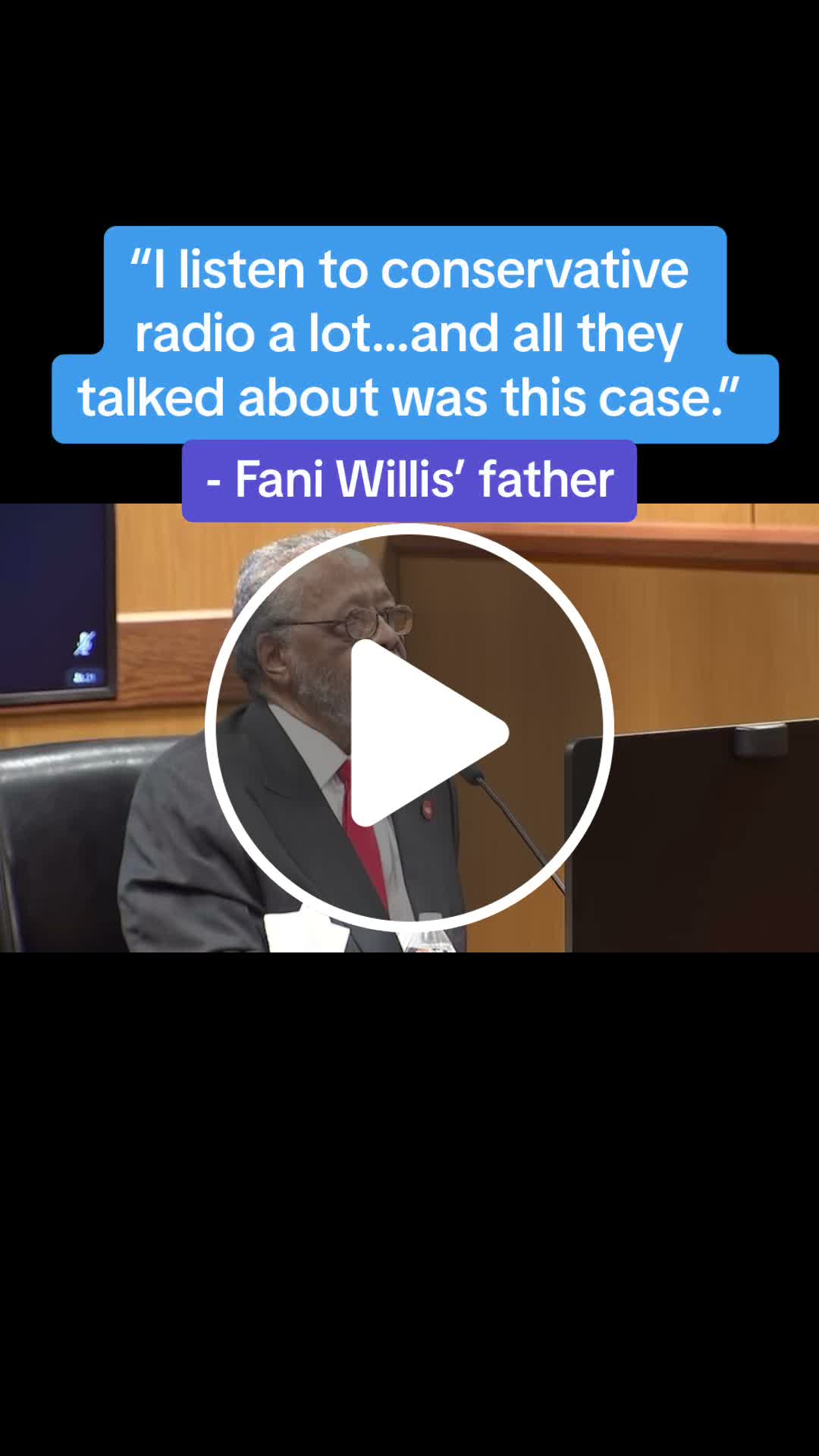 Fani Willis' father stepped in it in cross-examination today, especia ...