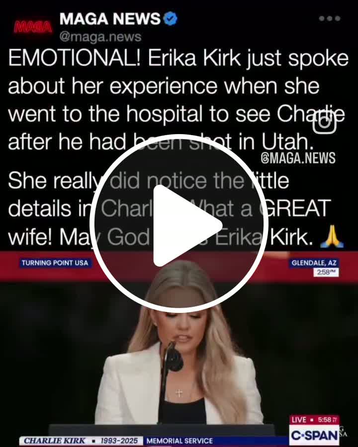 Charlie Kirks Memorial 🥺 ️ - NewsBreak