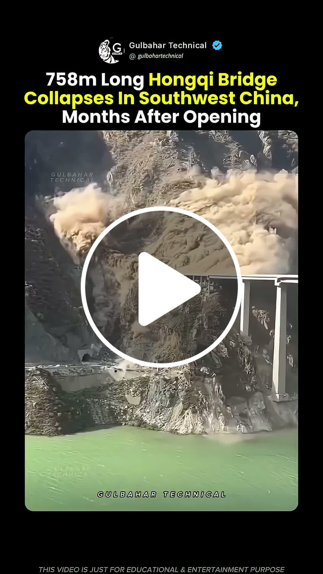 China’s 758 m Bridge Collapses Months After Opening - NewsBreak