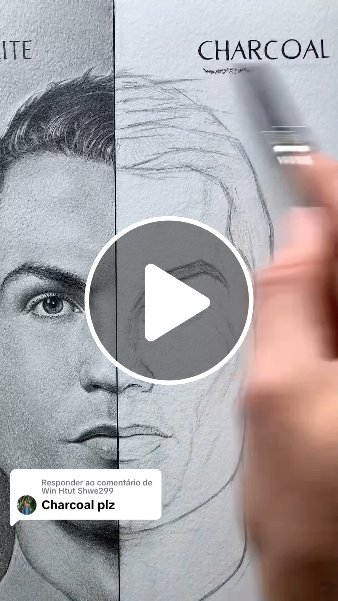 Ronald face drawing a pencil and drawing a normal one #celebrity ...