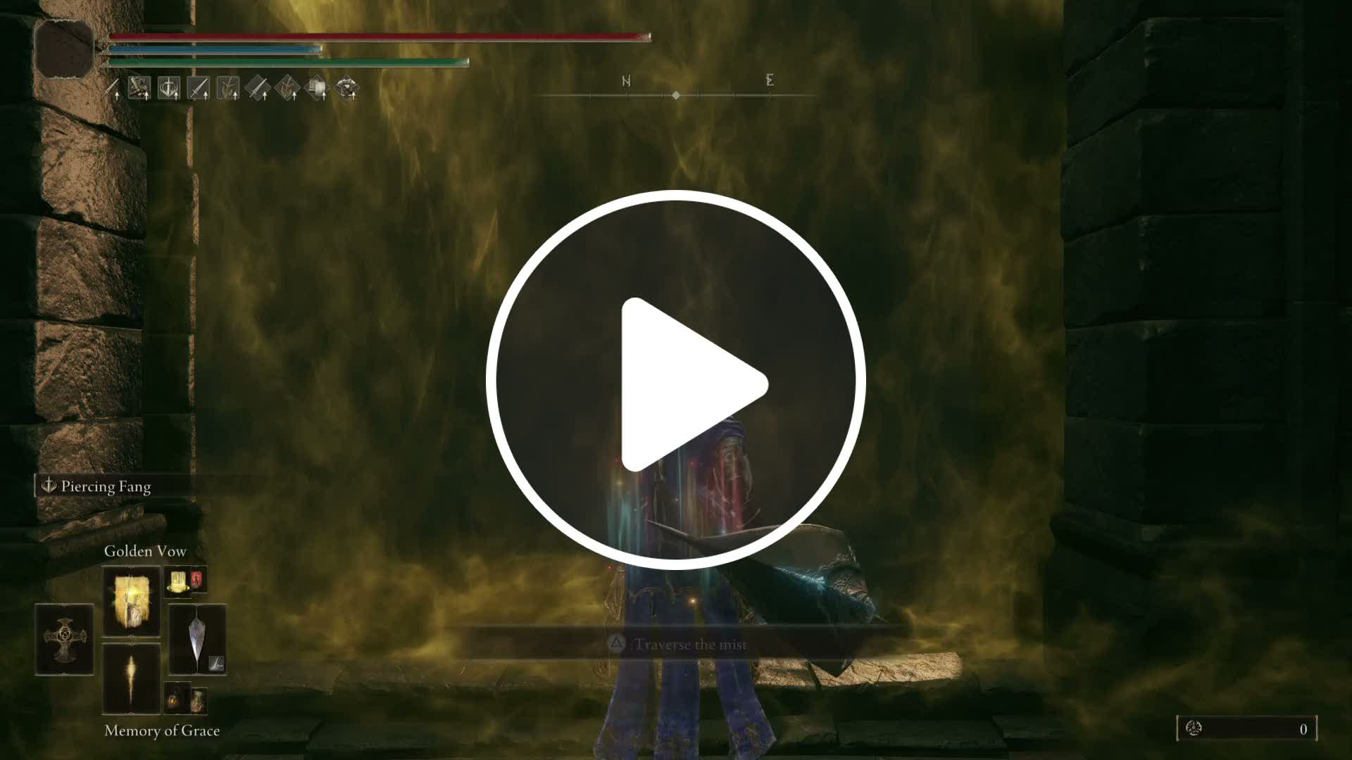 Testing the Carian Thrusting Shield against Commander Gaius in Elden ...