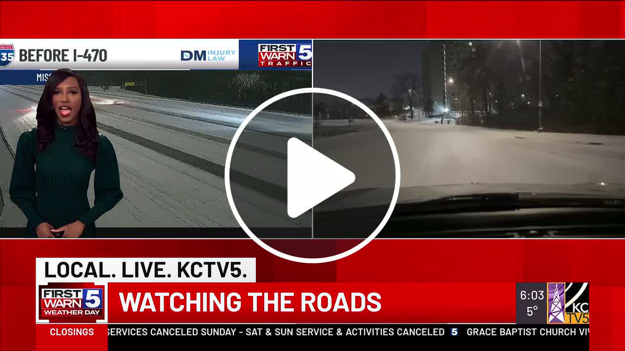 KCTV's Samantha Boring is watching the roads - NewsBreak
