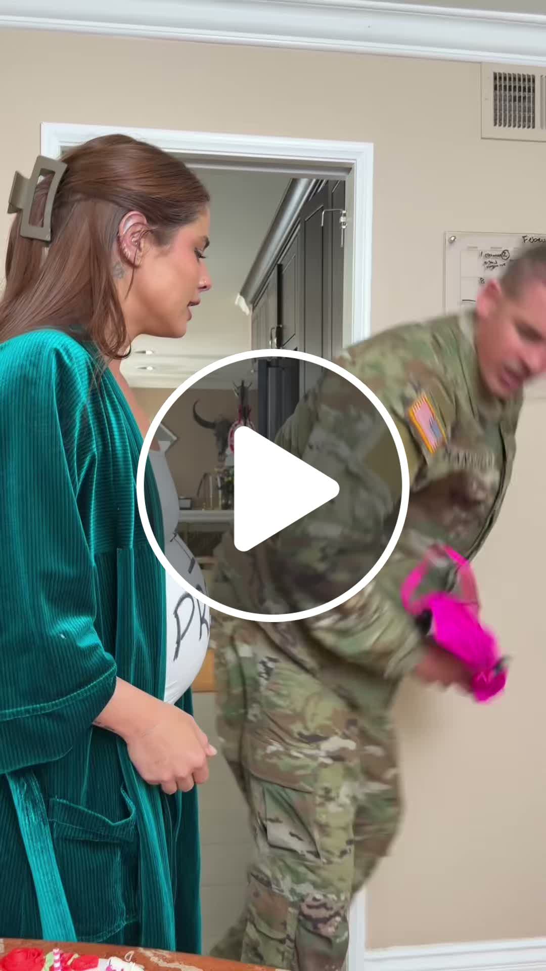 Husband storms out after receiving gender reveal results Military ...
