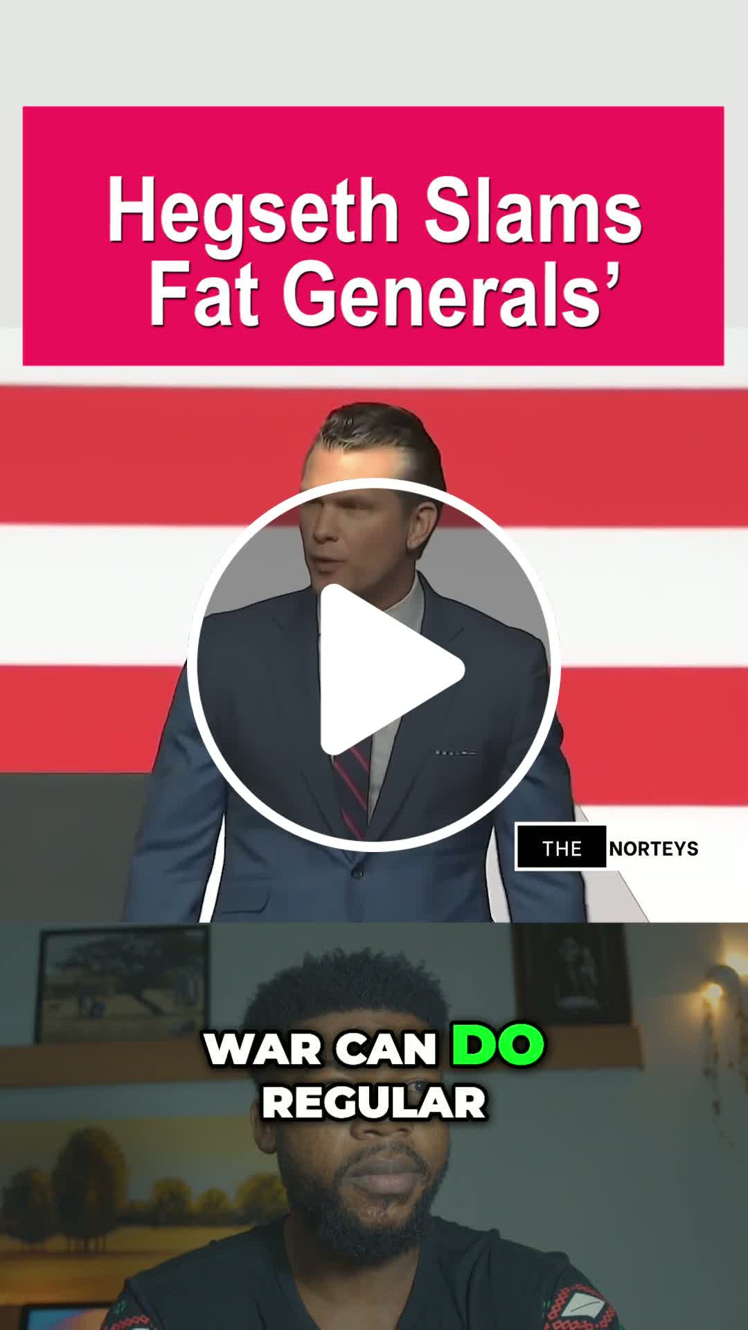 Defense Secretary Pete Hegseth Rails Against “Fat Generals” 💥🎖️🔥 ...