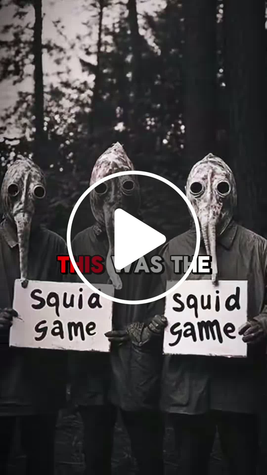 this was the real life squid game… #scary #terrifying #creepy # ...