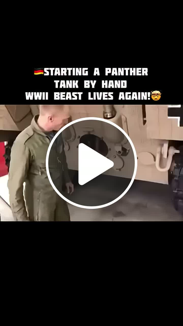 Starting A TANK BY HAND #meme #military #aviation #navy #army #ww2 # ...
